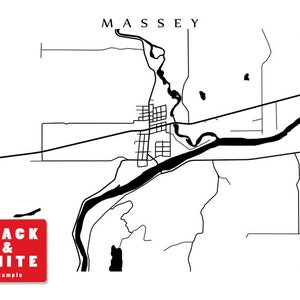 Massey, Northern Ontario Map Print - Etsy