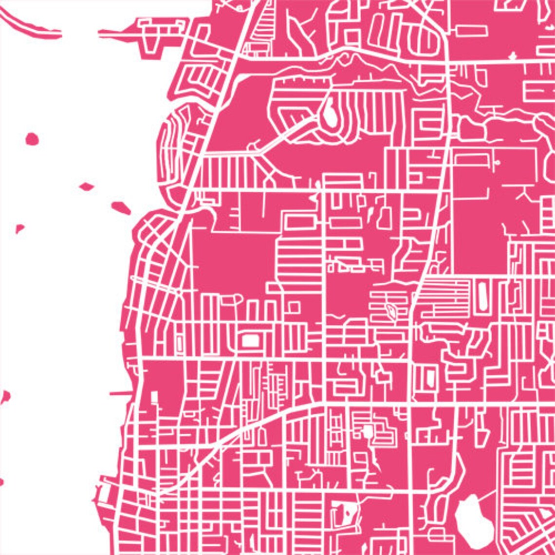 Dunedin Map Print - Florida Poster - Etsy
