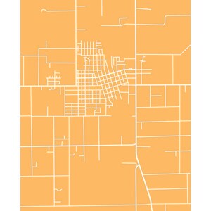 Gridley Map Print - California Art Poster - Etsy