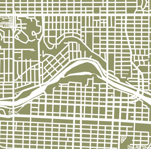 Calgary Map Art - Alberta Poster Print - Etsy