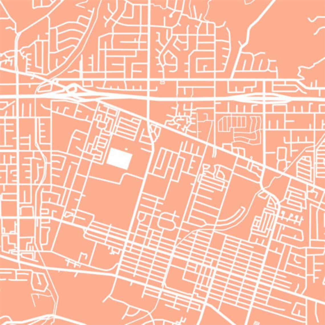 La Verne Map California Poster Print - Etsy Canada