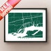 Attawapiskat Map - Ontario Poster Art - Etsy