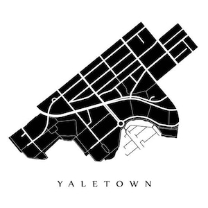 Yaletown, Vancouver Neighbourhood Art Print - Etsy