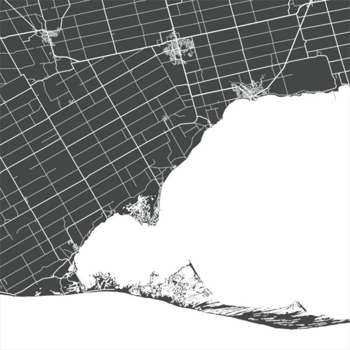 Norfolk County Ontario Map Print | Etsy
