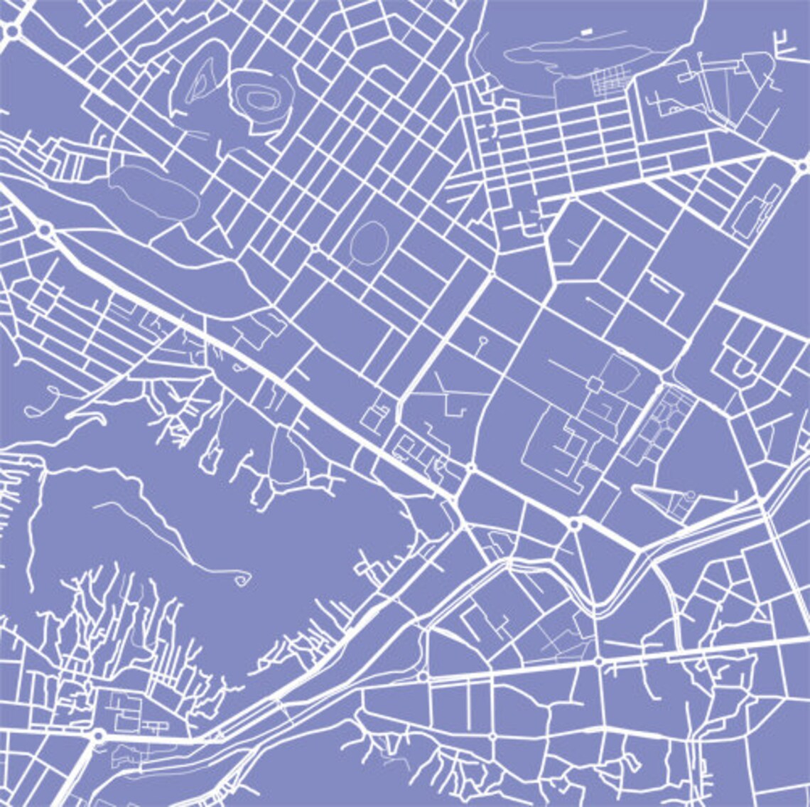 Kabul Map Print - Afghanistan Poster Art - Etsy