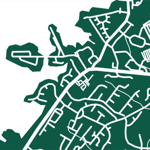 Huntersville Map Art Print - North Carolina Poster - Etsy