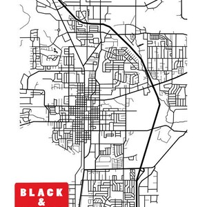 Carson City Map - Nevada Poster Print - Etsy