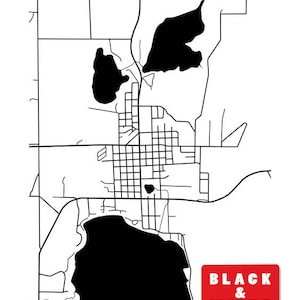 Crandon, WI Map Print - Wisconsin Poster - Etsy