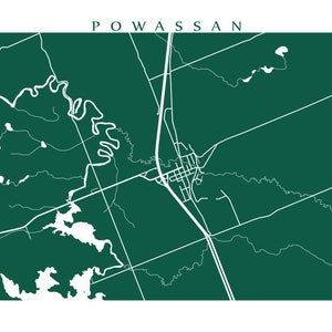 Powassan, Ontario Map Print - Etsy