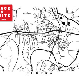 Eureka, MO Map Print - Missouri Poster Art - Etsy