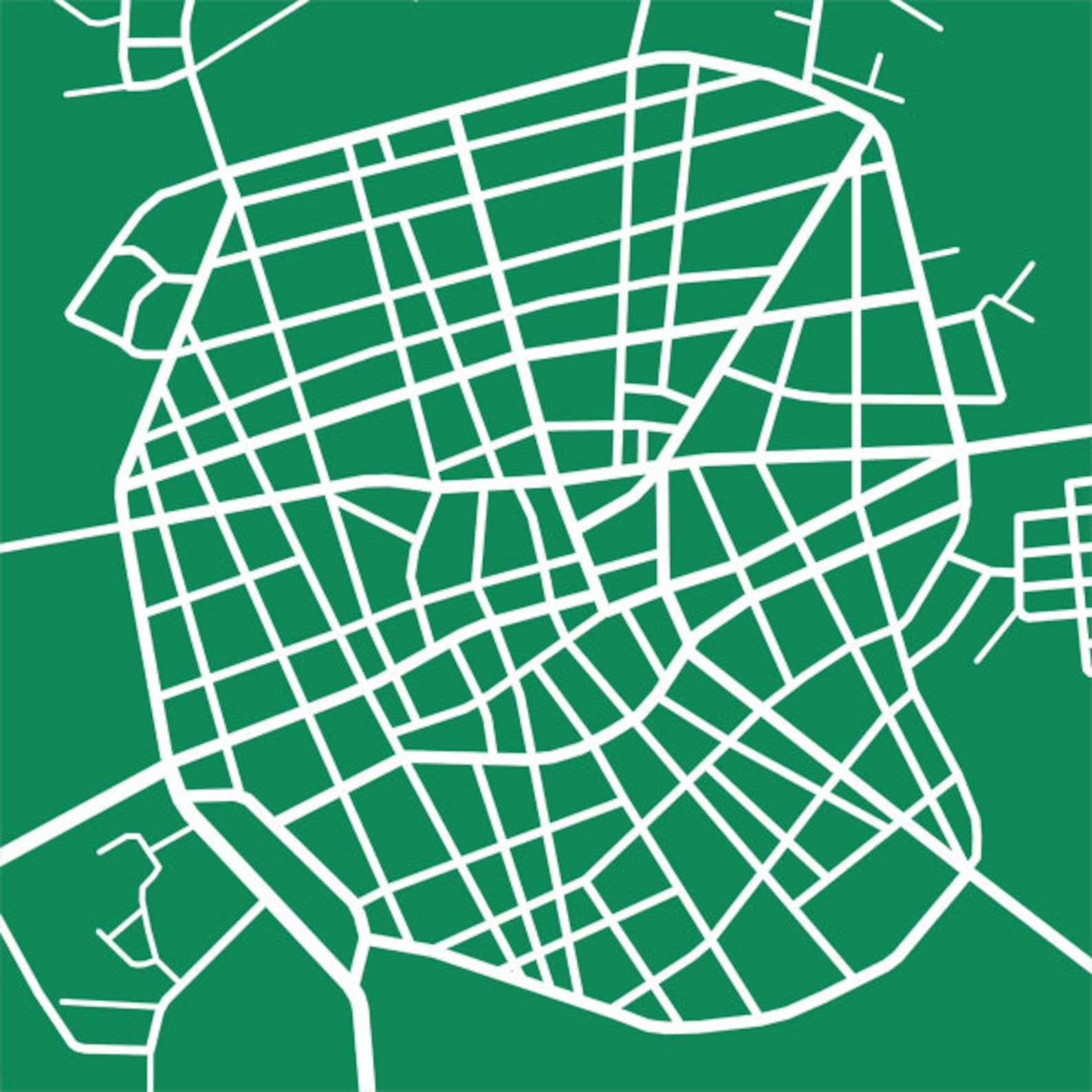 Remedios Map Print - Cuba Poster - Etsy