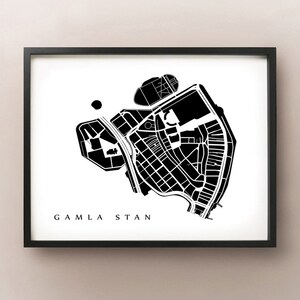 Gamla Stan, Stockholm Map - Stockholm Old Town Island District Sweden ...