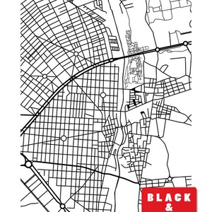 Elche Map - Elx, Spain Art Print - Etsy