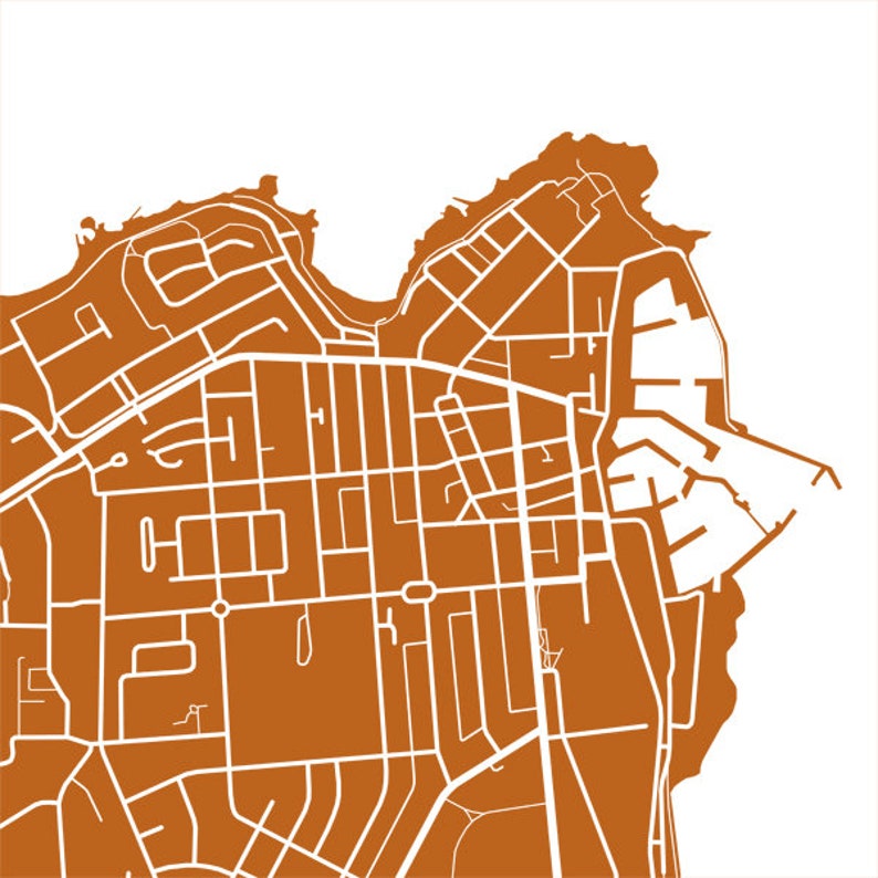 Fraserburgh Aberdeenshire Scotland Map Art Print | Etsy