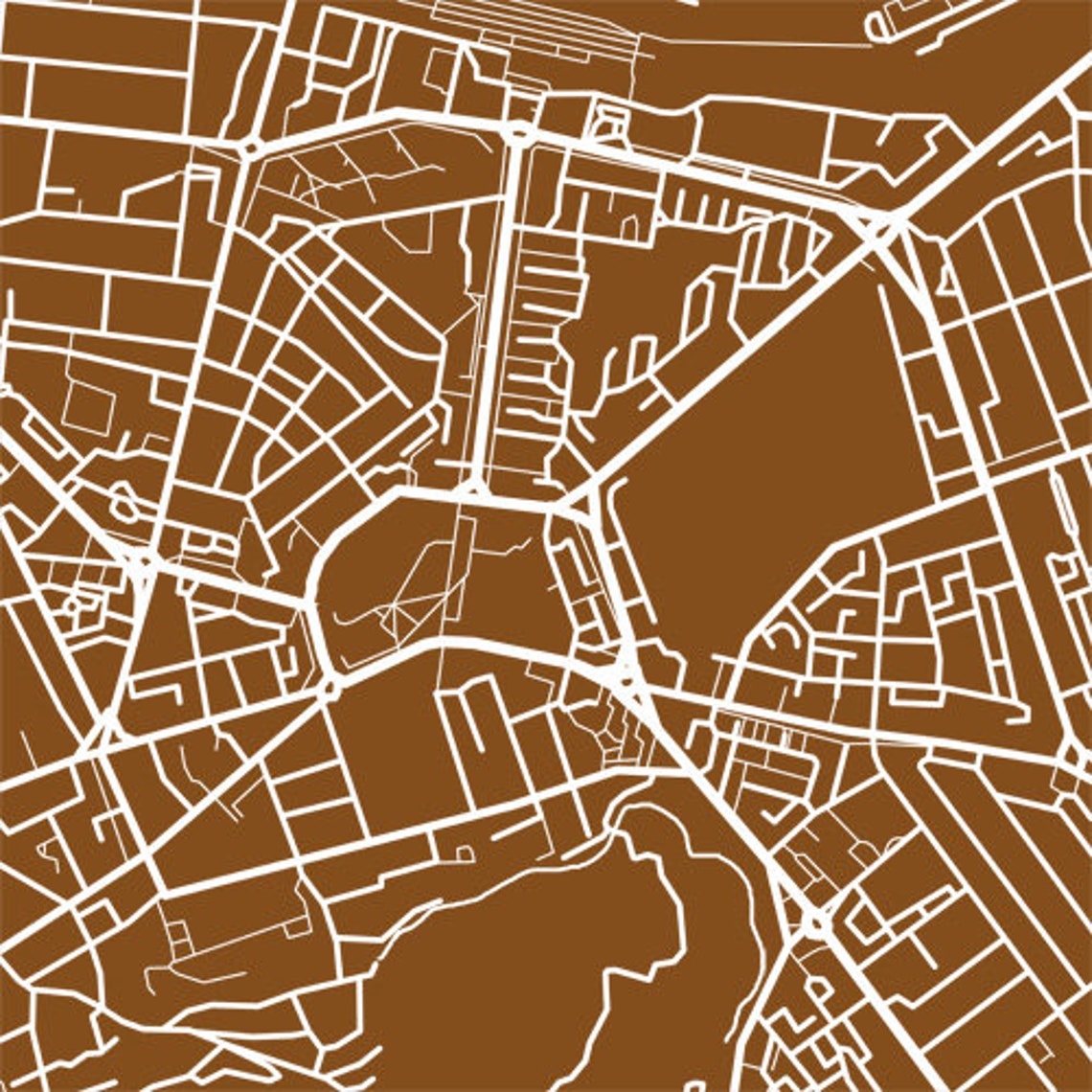 Brasov Map Print - Romania City Art - Etsy