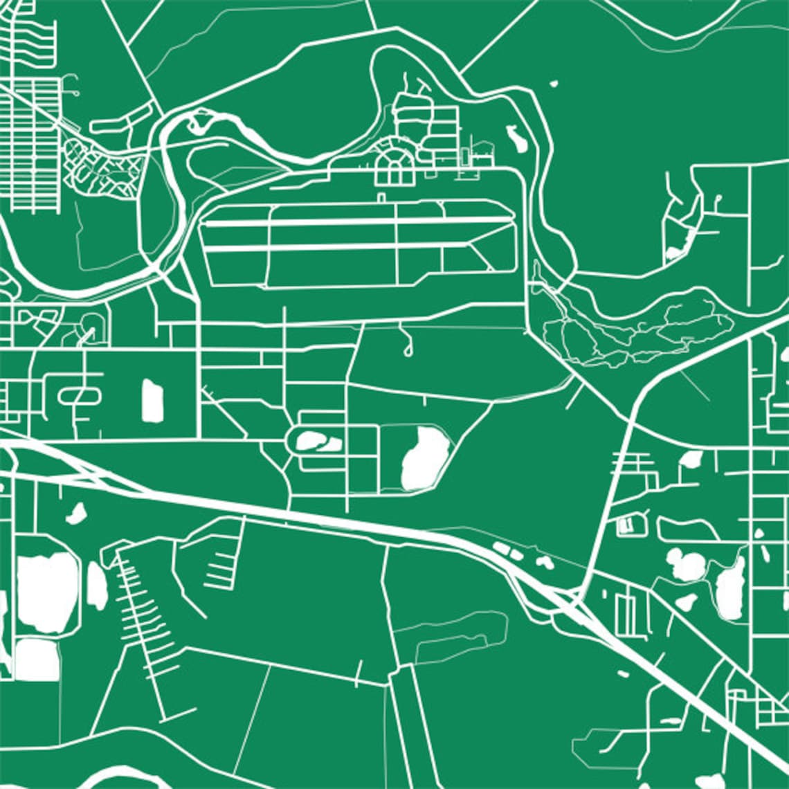 Fort Wainwright Fairbanks Alaska Map - Etsy