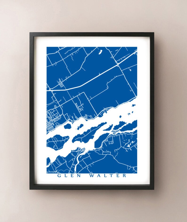 Glen Walter, South Glengarry, Ontario Map Print - Etsy