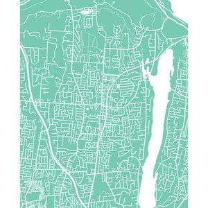 New City, Clarkstown, NY Map Print - Rockland County, New York - Etsy