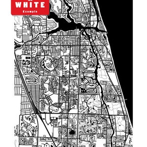 Jupiter, FL Map Print - Florida Poster - Etsy
