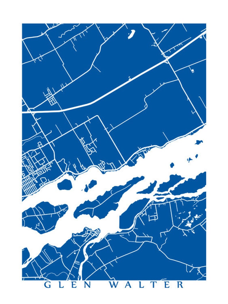 Glen Walter, South Glengarry, Ontario Map Print - Etsy