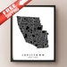 Levittown, NY - City Limits Map Print - Etsy