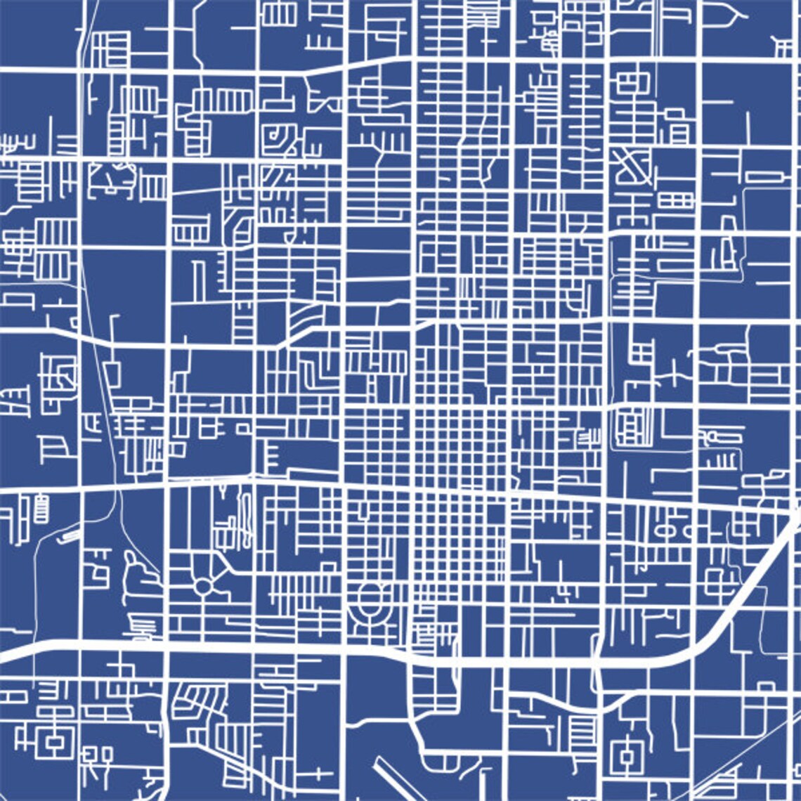 Mcallen, TX Map Print - Texas Poster - Etsy
