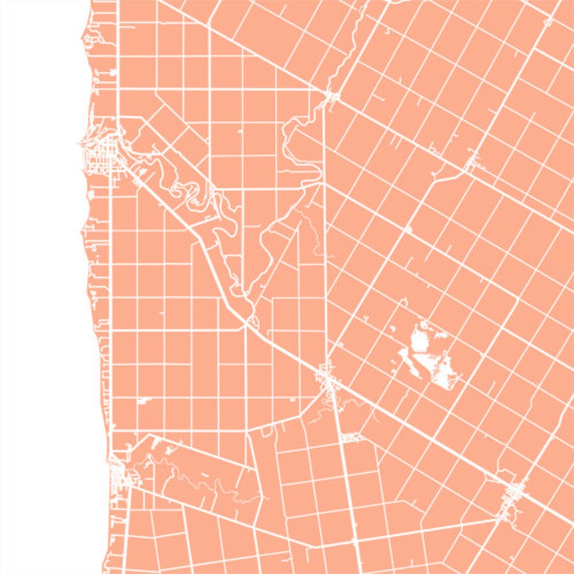 Huron County ON Map Ontario Lake Huron Print - Etsy Canada