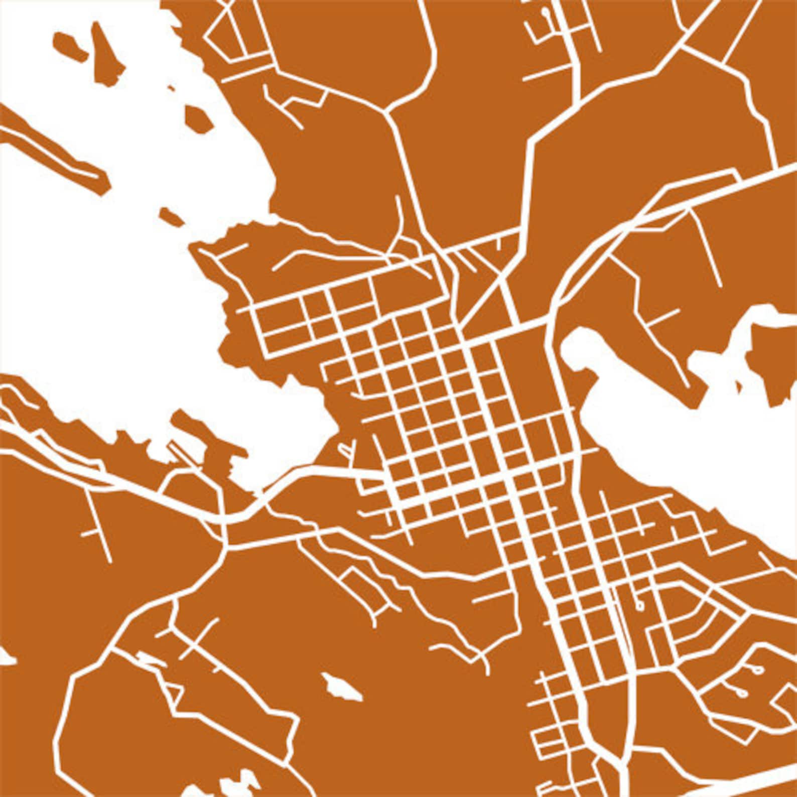 Gravenhurst, ON Map Print - Etsy Canada