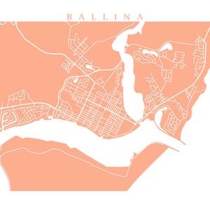 Ballina Map - More Sizes and Colors Available - New South Wales ...