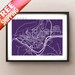 Athens Ohio Map Print - Etsy