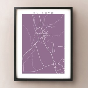El Royo Map Print - Spain Poster - Etsy