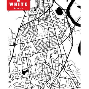 Wethersfield, CT Map Print - Etsy