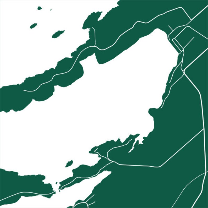 Clear Lake Map Rideau Lakes Ontario Print - Etsy