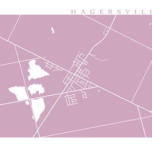 Hagersville, Ontario Map Print - Etsy