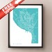 Vlorë Map Print Albania Poster - Etsy