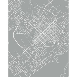 State College City Map - Pennsylvania Poster - Etsy