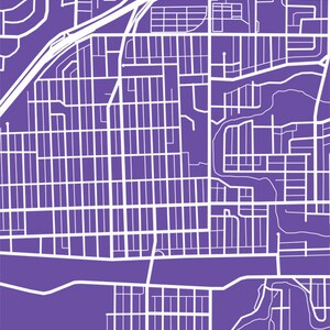 Swift Current Map Print - Saskatchewan Poster - Etsy