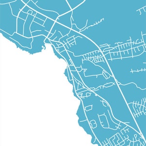 Kailua-kona Map Print - Hawaii Poster - Etsy