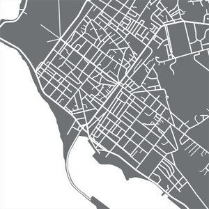 Marsala, Sicily - Italy Map Print - Etsy