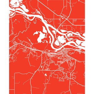 Red Wing, MN Map Print - Minnesota Poster - Etsy