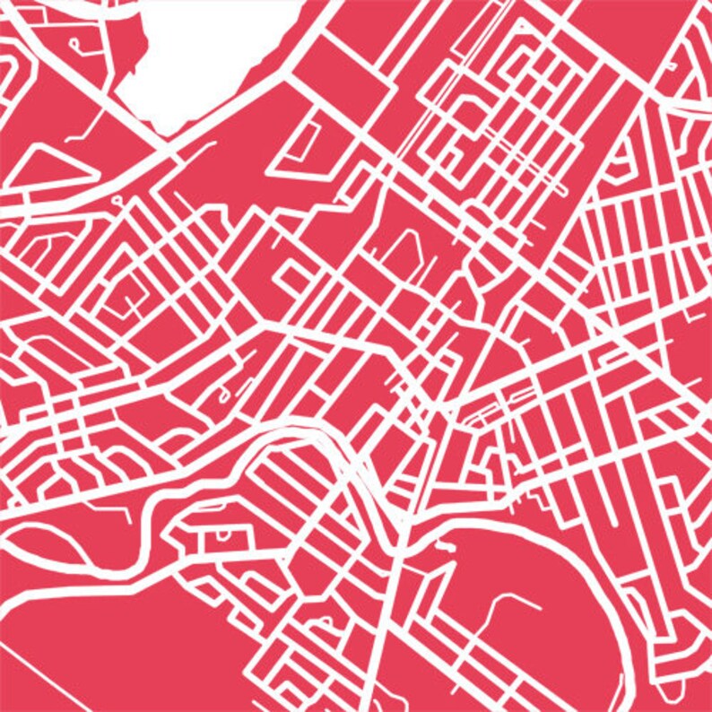 Victoriaville, Quebec Map Print - Etsy