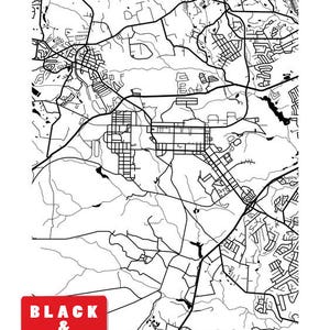 Fort Gordon Map Print - Georgia Poster - Etsy