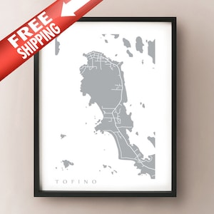 Tofino Map Print - Etsy
