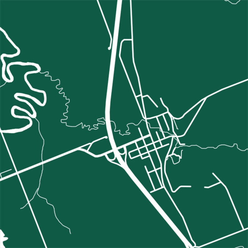 Powassan Ontario Map Print - Etsy