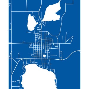 Crandon, WI Map Print - Wisconsin Poster - Etsy
