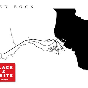 Red Rock, Northern Ontario Map Print - Etsy