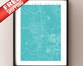 San Luis Valley Map Print Colorado Poster - Etsy