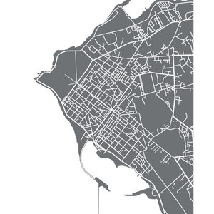 Marsala, Sicily - Italy Map Print - Etsy