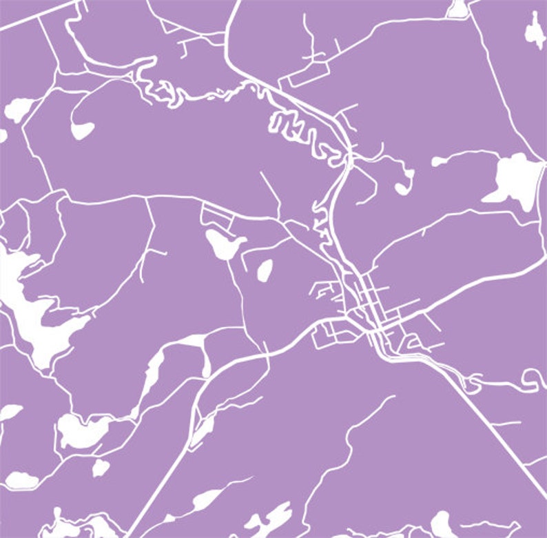 Bancroft Map Print Ontario Art Canada Poster - Etsy UK