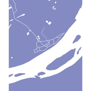 Fort Severn Map - Northern Ontario Poster Art - Etsy